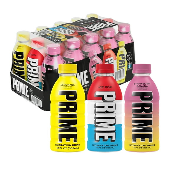 Prime Special Edition Hydration Drink, PRIME X Electrolyte Water Bottle ...