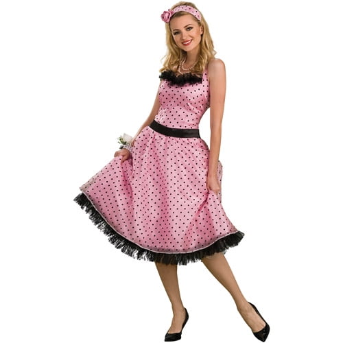 Polka Dot Prom Adult Halloween Costume - Walmart.com