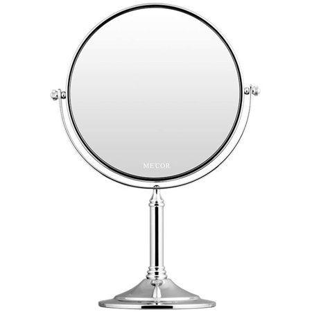 European Style Double Sided Desktop Standing Makeup Mirrors 1X ...