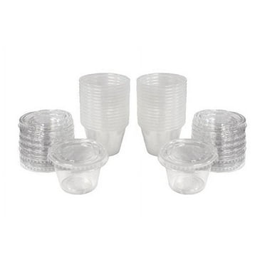 2 Oz Compostable Condiment Souffle Bagasse Cups [100 Pack] - Portion ...