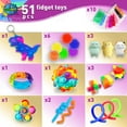 75 pcs Fidget Toys Kids Pack - Pinata Stuffers, Party Favors, Classroom Stress Relief Prizes ...