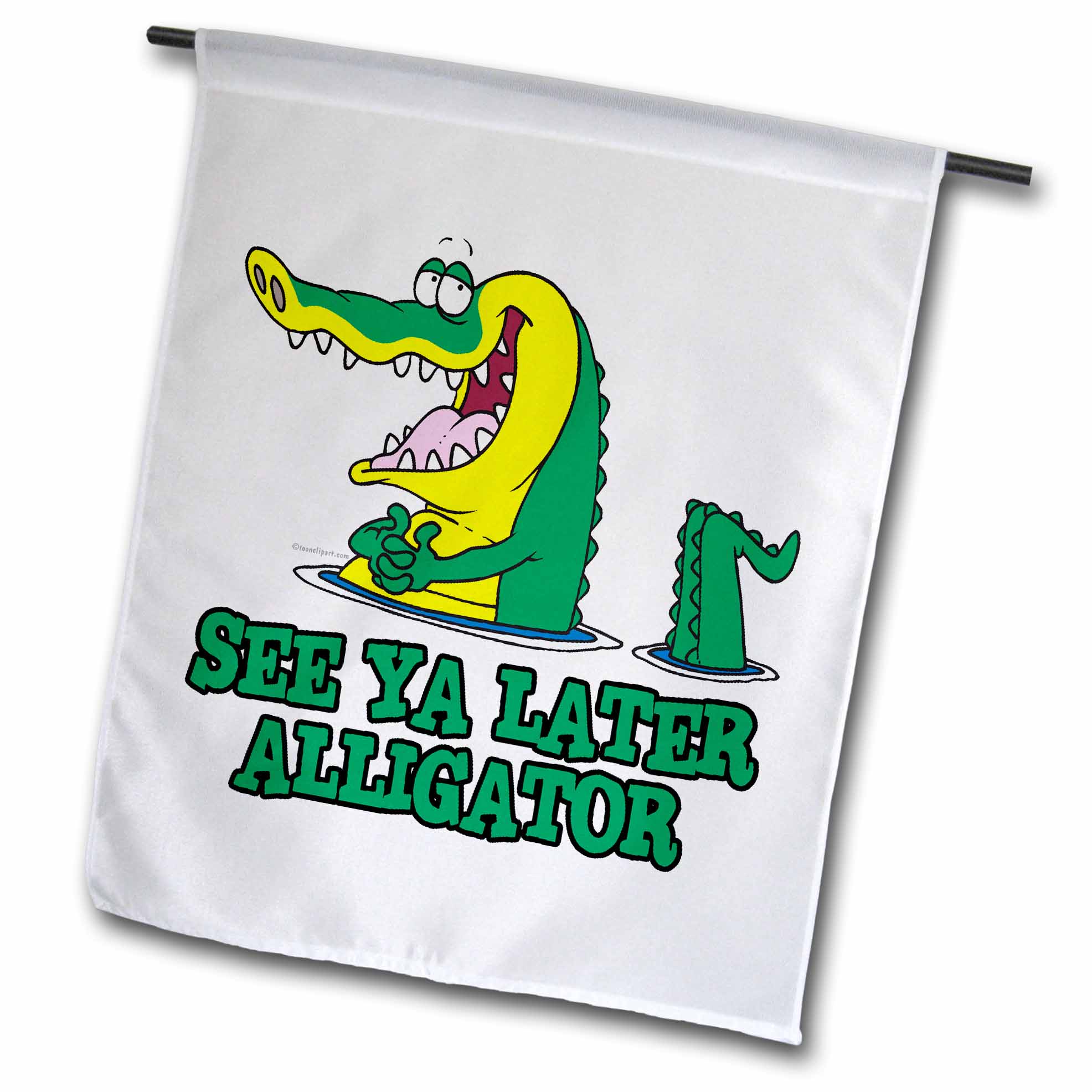 3dRose See Ya Later Alligator - Garden Flag, 12 by 18-inch - Walmart.com