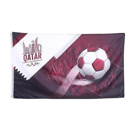 2022 Qatar World Cup Flag Bunting Banner Football Event Garlands Fans ...