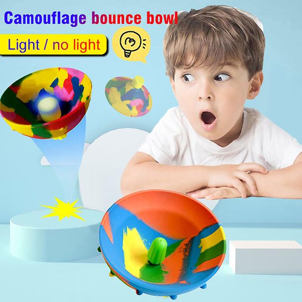 Fidget Toy Bouncy Ball Pops Rubber Ball Toys For Kids Jumping Bowl ...