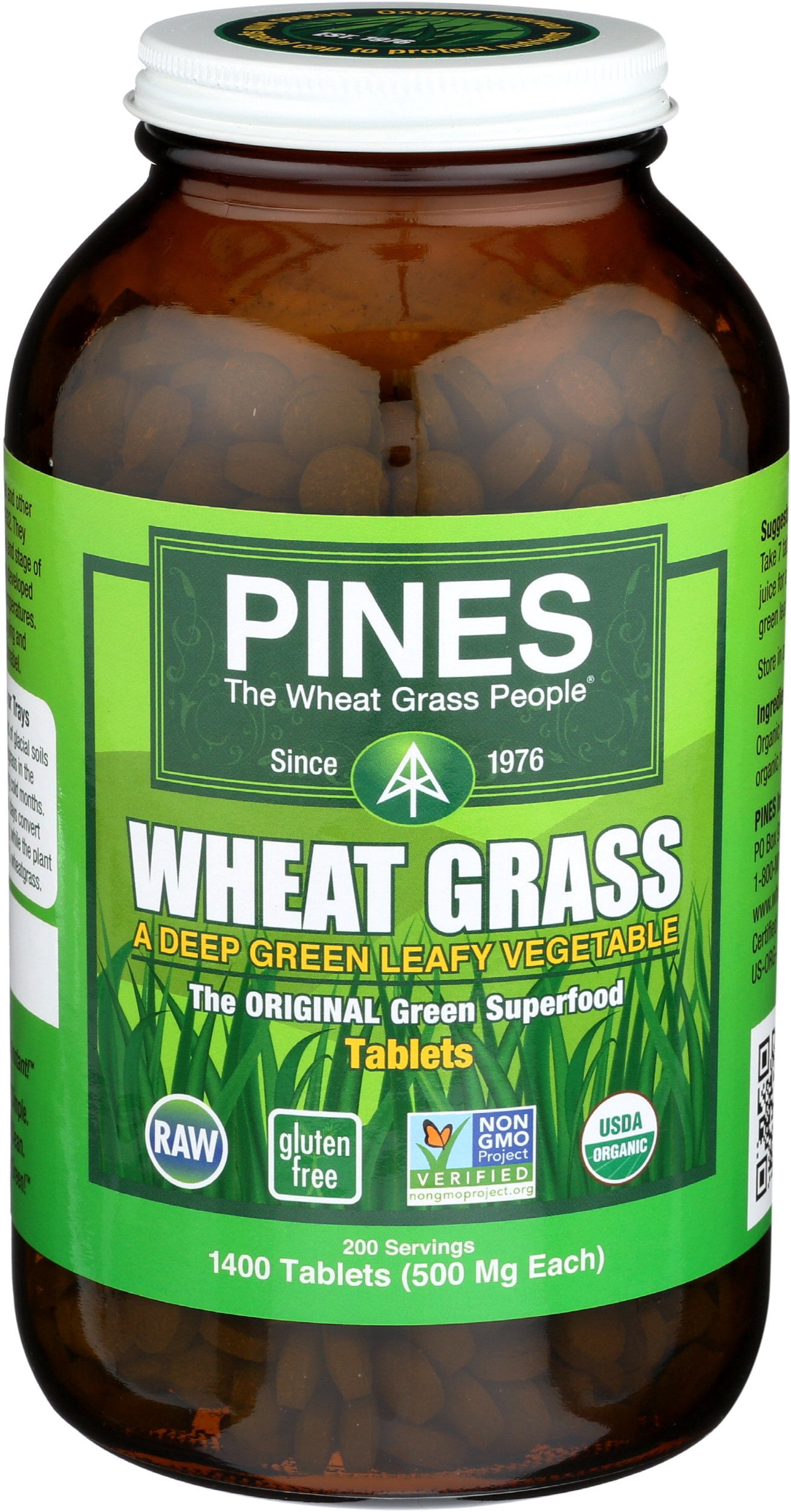 Suplemento Pines Wheat Grass 1400 comprimidos | Bodega Aurrera en línea