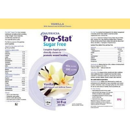 Pro-Stat 64 Liquid Protein Supplement 30 oz. Vanilla Flavor-1 Each ...