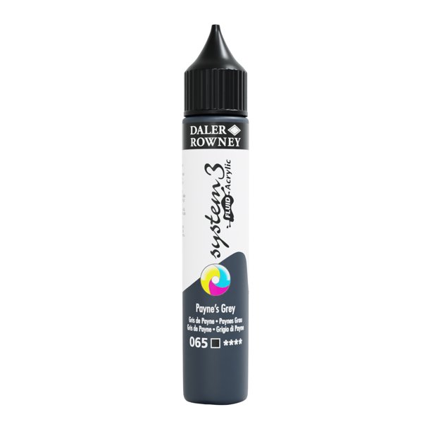 Daler-Rowney System 3 Fluid Acrylic, 29.5Ml, Payne's Gray - Walmart.ca