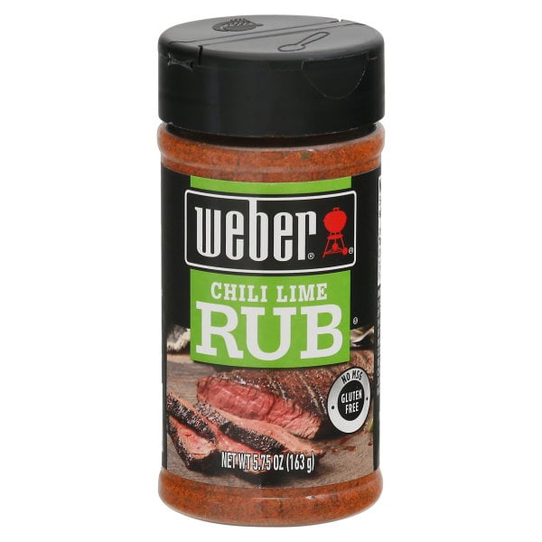 Weber Chili Lime Rub, 5.75 oz - Walmart.com