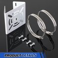 3 Pcs Universal Vertical Pole Mount for Security Camera Wall Mounting ...