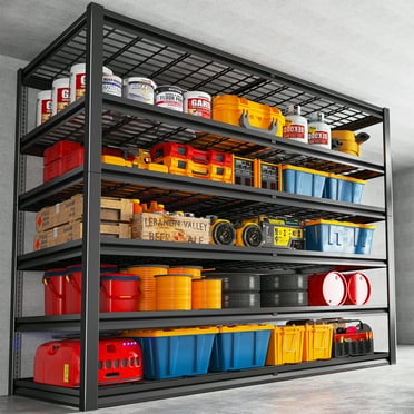 "REIBII 48""W Heavy Duty Metal Shelving, 3000LBS Adjustable Storage, 48 ...