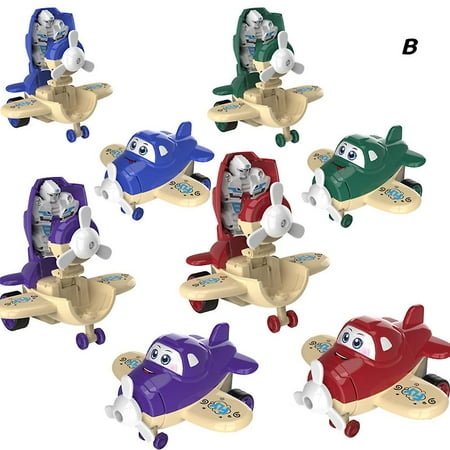 Transformable Car Toy Action Figures For Kids Inertial Drive Pull Back ...