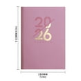 2026 Day Planner 320 Pages Softcover Leather Daily Journal 2026 ...