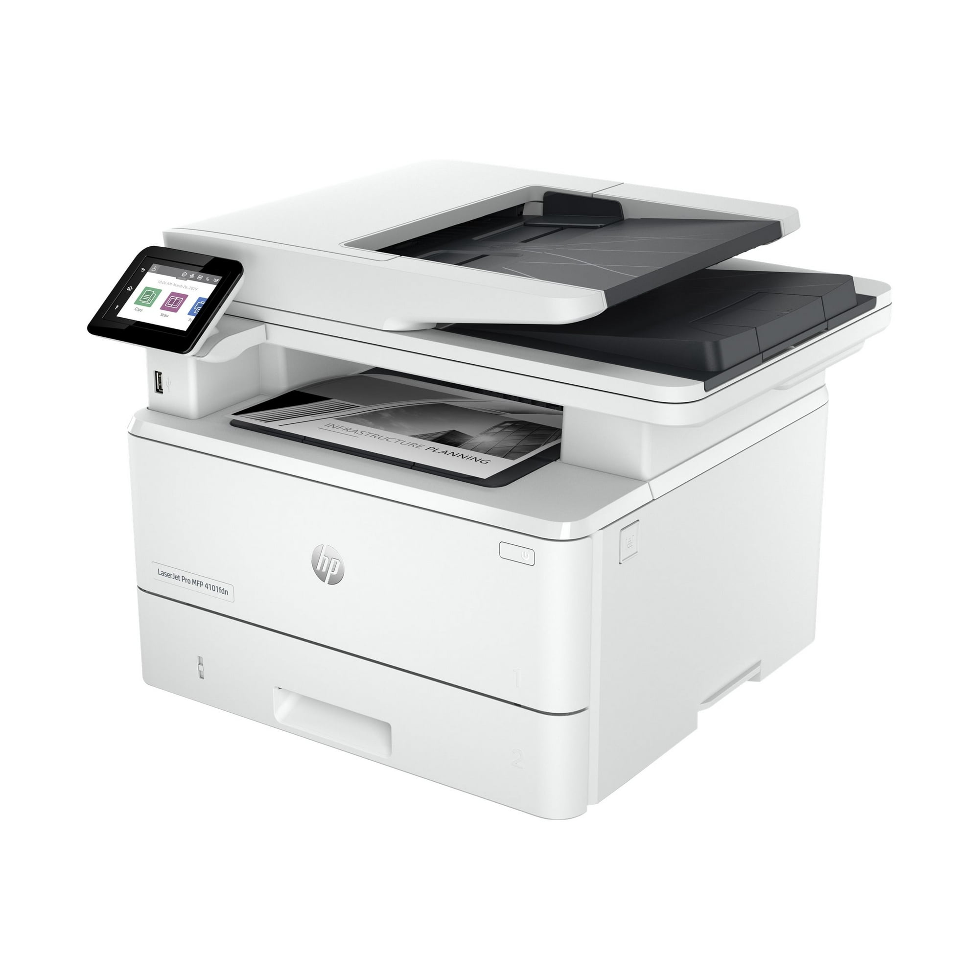 HP LaserJet Pro MFP 4101fdw Wireless Printer 2Z619F