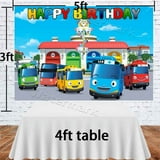 Tayo Little Bus Backdrop Banner Party Supplies Poster Movie Theme ...
