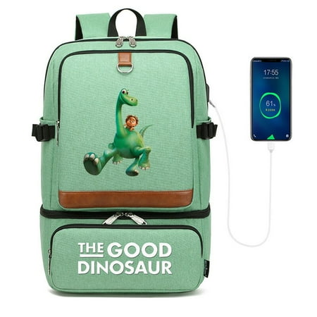 Disney The Good Dinosaur Laptop Backpack Insulated Compartment USB ...