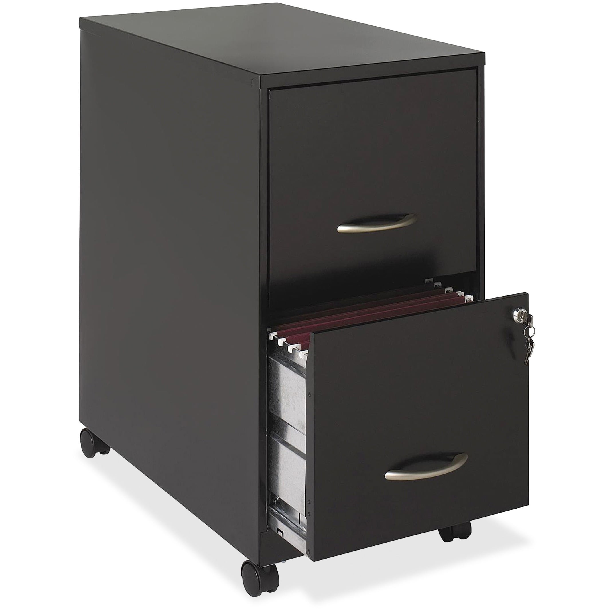 Hirsh Industries 2-Drawer Office File Cabinet with Caster Kit, Lock ...