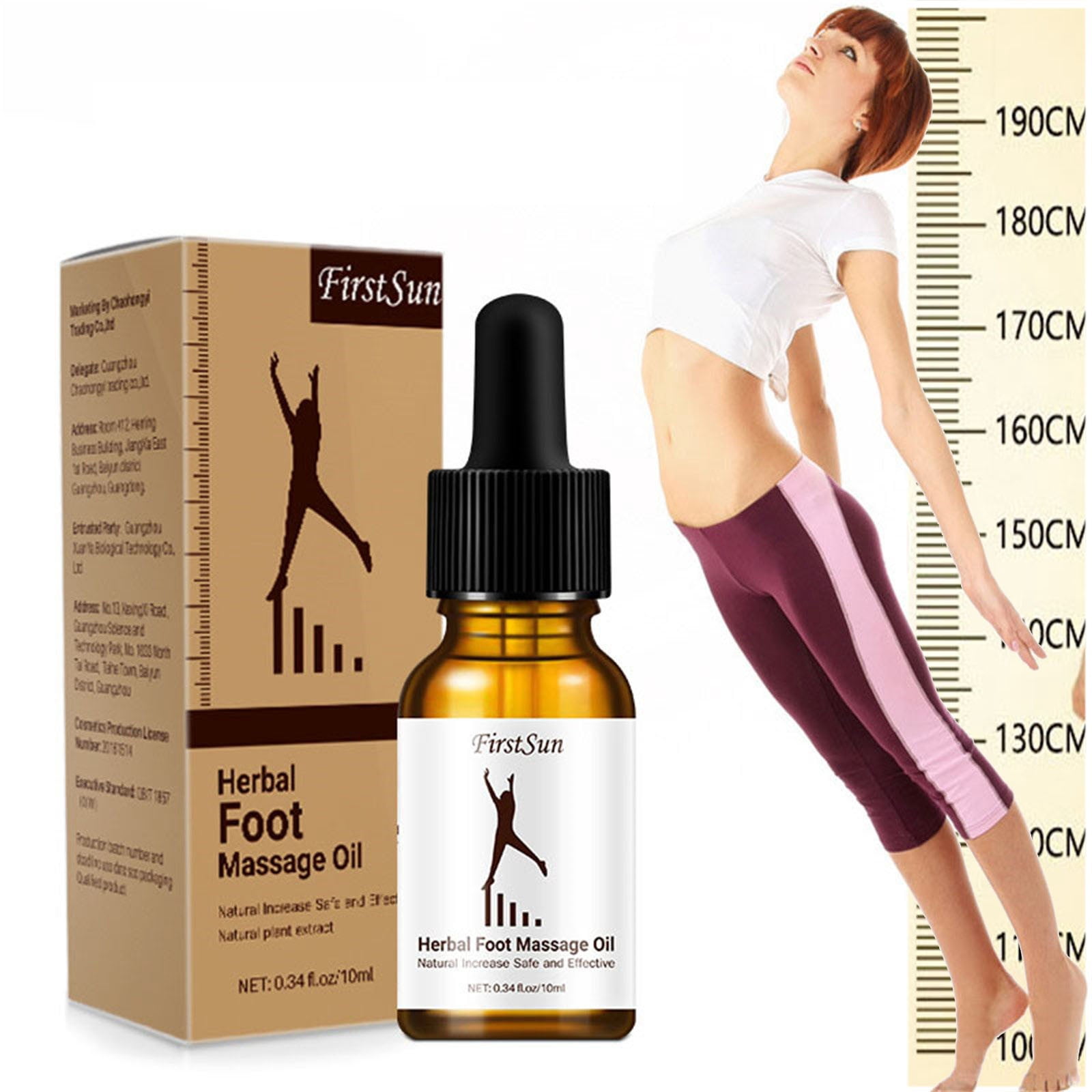 Buy Height Increasing Oil Bone Growth Fast Grow Taller Foot Health Care