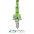Minecraft Kids Kick Scooter with Light-up Wheels, Green - Walmart.com