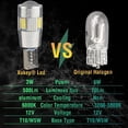 Agiufgs T10 LED Bulbs 500LM, CAN-Bus Error Free with Concentrated ...