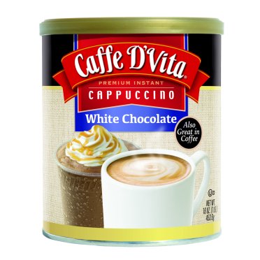 (6 Pack) Caffe D'Vita French Vanilla Cappuccino, 16 oz Canister - Walmart.com