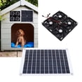 Solar Exhaust Fan Air Extractor Small Ventilator Solar Panel Fan for ...