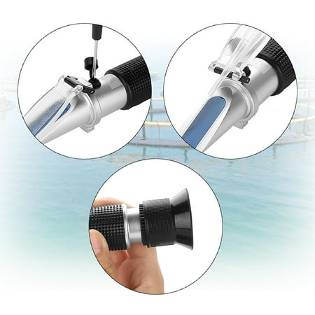 Seawater Salinity Refractometer, Digital Seawater Refractometer With ...