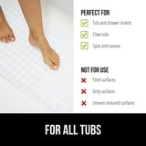 Gorilla Grip Bath Tub Shower Mat, 35x16 Inches, Non-Slip, BPA-Free ...
