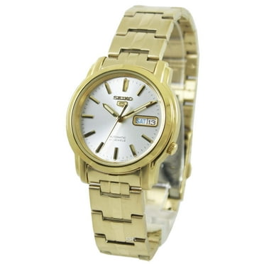 Seiko Men's Series 5 Automatic Gold Dial Watch SNKL64 - Walmart.com