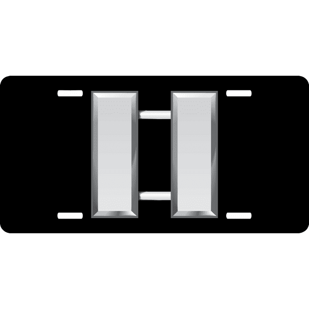 Air Force Captain Officer Rank Insignia License Plate - Walmart.com