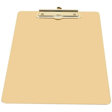 Folder Stainless-Multifunction Golden Clipboard Letter Paper Board ...