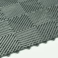 Greatmats Open Grid Interlocking Garage Floor Tiles, Gray, Waterproof ...