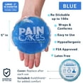 PainCakes® The Cold Pack That Sticks!®, Large 5" Reusable Pack, 1 Blue ...