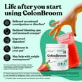 ColonBroom Psyllium Husk, Strawberry Flavor Digestive Fiber Supplement ...