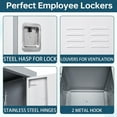 STANI Metal Locker 3 Doors Employees Locker Storage Cabinet Locker ...