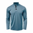 Antinious Men Solid Half Button Collar Short Sleeve Loose Outdoor ...