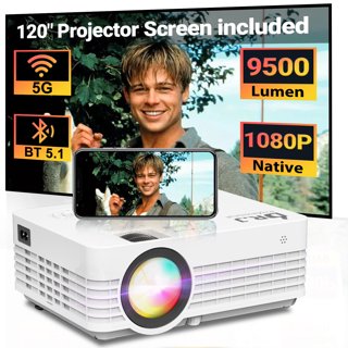 Restored RCA Projector 2000 Lumens 480p, 1080P compatible (No Lens Cap ...