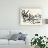 Trademark Fine Art 'Idyllic Landscape II' Canvas Art by J.D. Harding ...