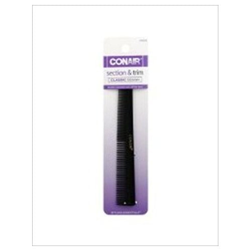 Conair Barber Comb, Classic Design Section & Trim, Black - Walmart.com