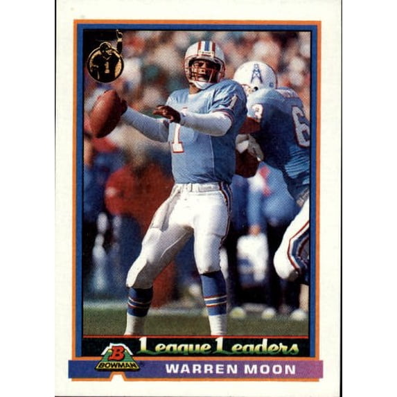 1991 Bowman #277 Warren Moon LL NFL Football Trading Card - Walmart.com
