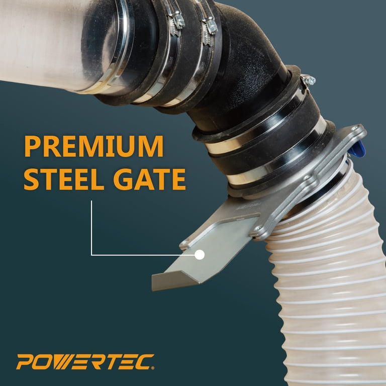 4 Blast Gate POWERTEC 4" Blast Gates 6-Pack - Dust Collection System ...