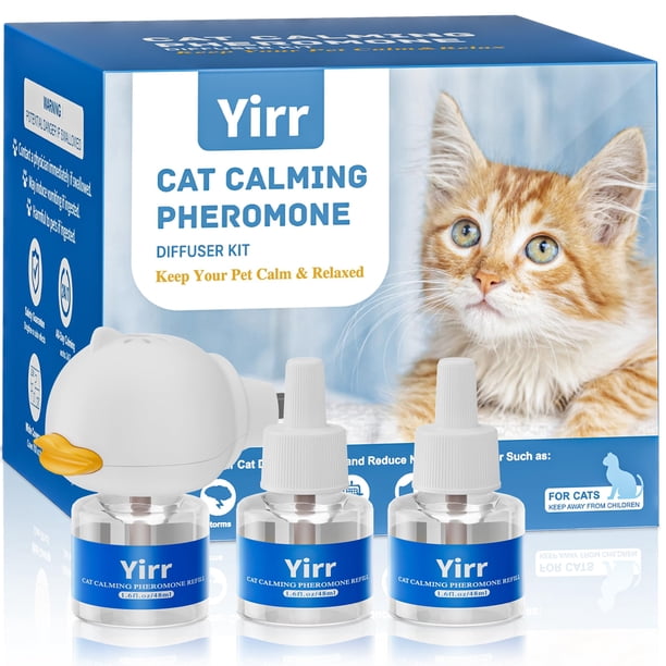 Difusor calmante para gatos Yirr Therapet MD con feromonas, 48 ml ...