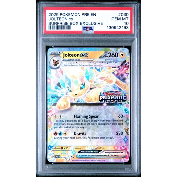 Pokémon Prismatic Evolutions Promo Full Art Eevee SVP173, Foil Card ...