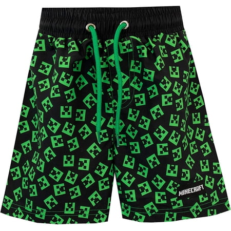 Minecraft Boys' Creeper Swim Shorts | Walmart Canada