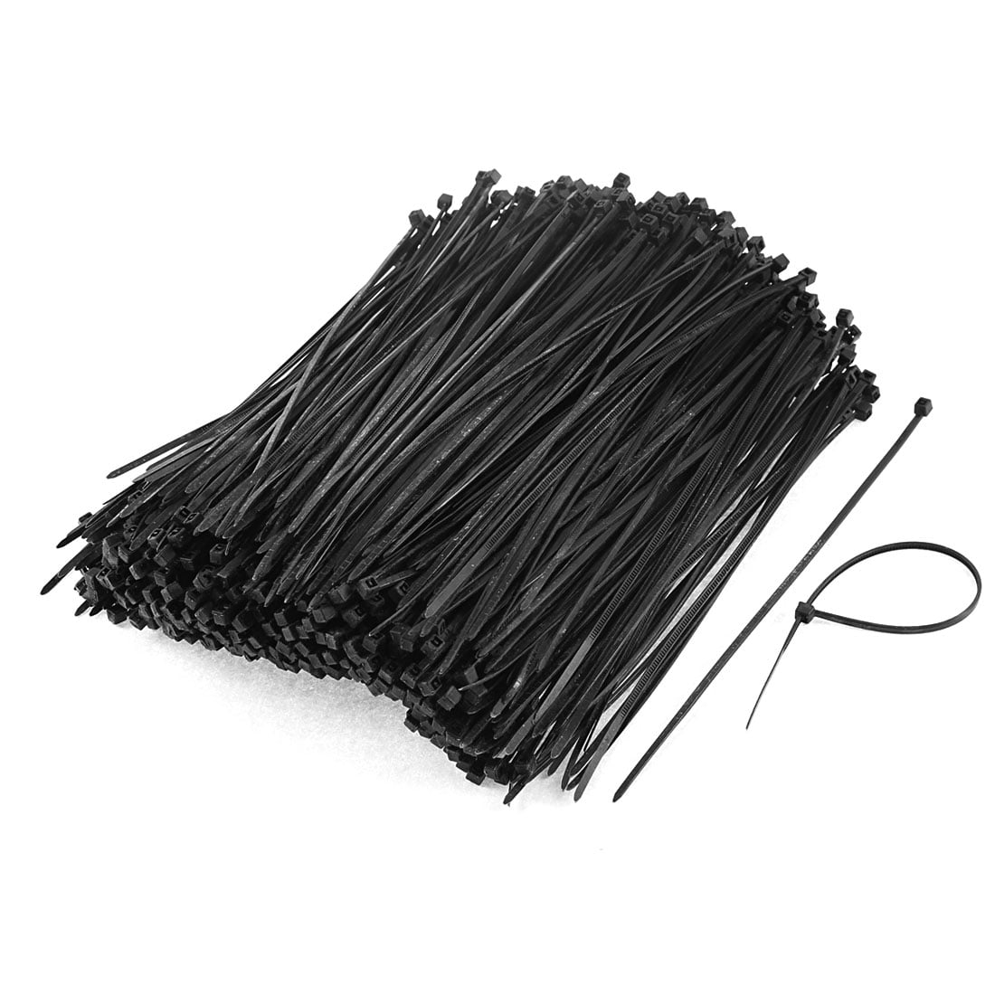 1000pcs 3x150mm Nylon Self-Locking Electric Wire Cable Zip Ties ...