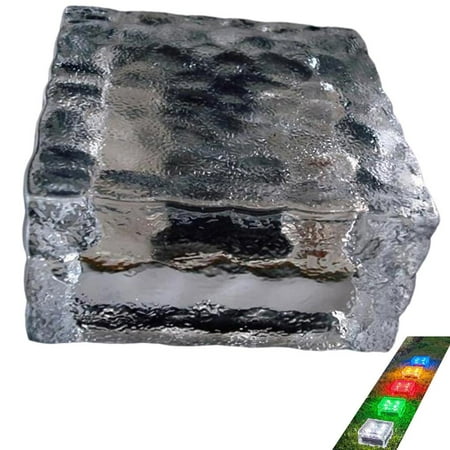 Solar Ice Cube Light Life Waterproof Ice Cube Floor Light No Wiring LED ...