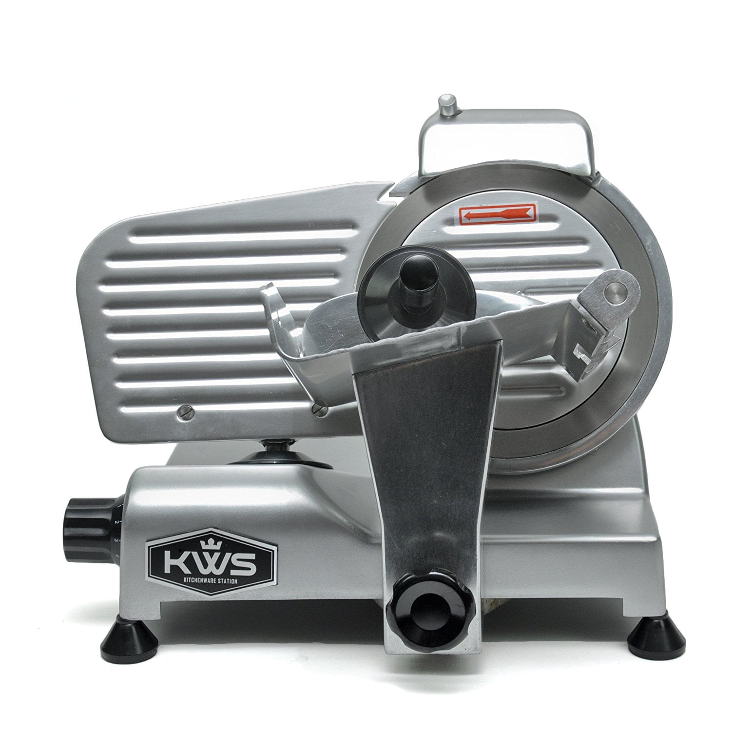 "KWS Professional Deli Machine- 200w Electric Meat Slicer with 6 ...