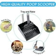 TNELTUEB Portable Metal Pet Pooper Scooper, Adjustable Height, Easy ...