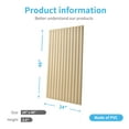 Art3d 2x4 ft Semi-Cylinder Design 3D Wall Panel,PVC Drop Ceiling Tiles ...