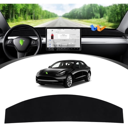 Mixsuper Custom Fit for Dash Cover Tesla Model 3 Y 2017-2021 Dashboard ...