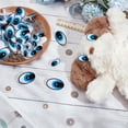 80 Sets 2 Styles Oval Plastic Craft Safety Eyes Making Supplies with ...